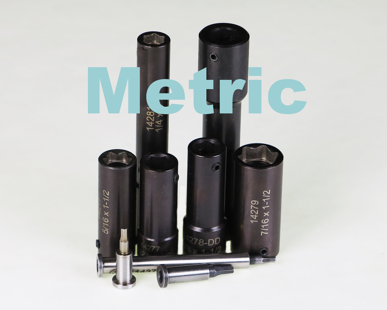 SERIES 2 STRAIGHT SOCKETS METRIC - Jiffy Air Tools